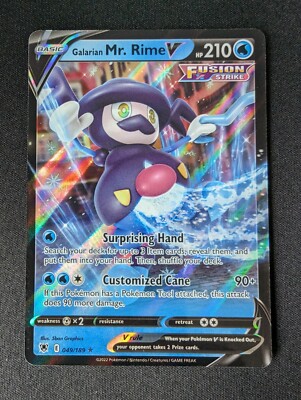GALARIAN MR. RIME V Pokemon Astral Radiance HOLOFOIL 049/189 | eBay