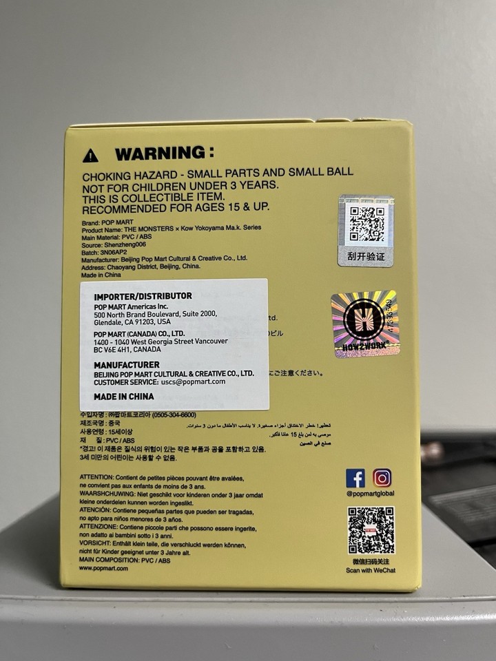Pop MART Labubu the Monsters x Kow Yokoyama Ma.K Blind Box | eBay