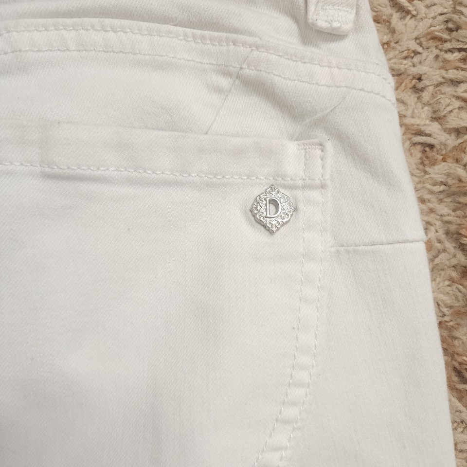 Democracy Ab Solution Womens 14 High-Rise Skinny Fit White Denim Jeans ...