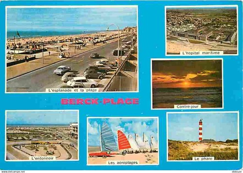 62 - Berck sur Mer - Multivues - Automobiles - Plage - Char à Voile - Flamme Pos | eBay