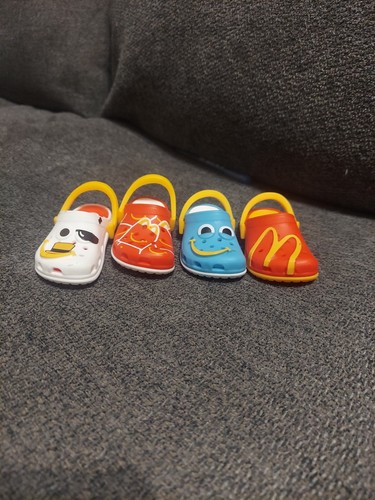 2024 McDonald's Mini Crocs Keychain Happy Meal Toys Set Of 4 ...