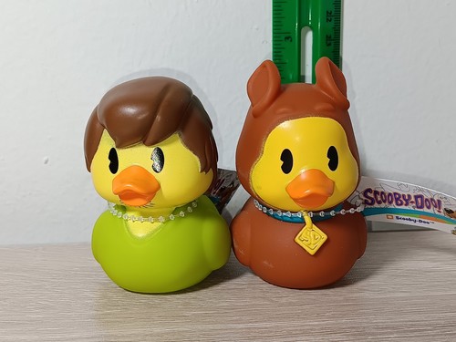 *FREE SHIP* 2.5" SCOOBY-DOO + SHAGGY Rubber Ducks Warner Brothers Just ...