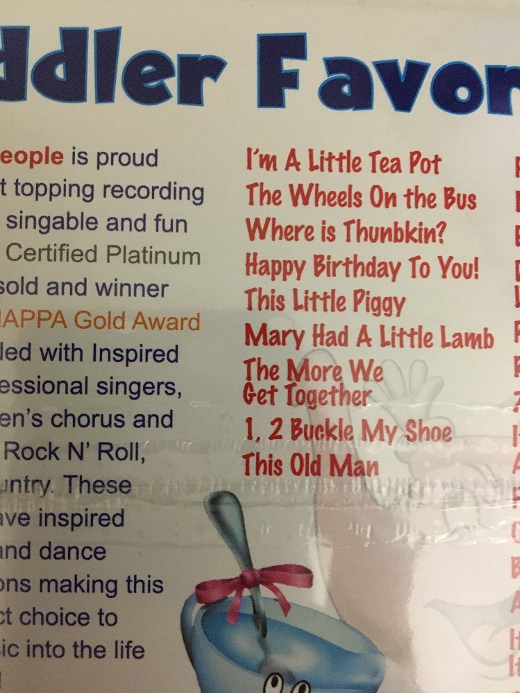 NEW!Toddler Favorites:Music for Little People CD 23 SONGS-RARE VINTAGE ...