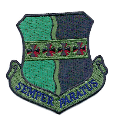 USAF 9th Reconnaissance Wing (9 SRW) 3" SEMPER PARATUS BDU Patch, Beale ...