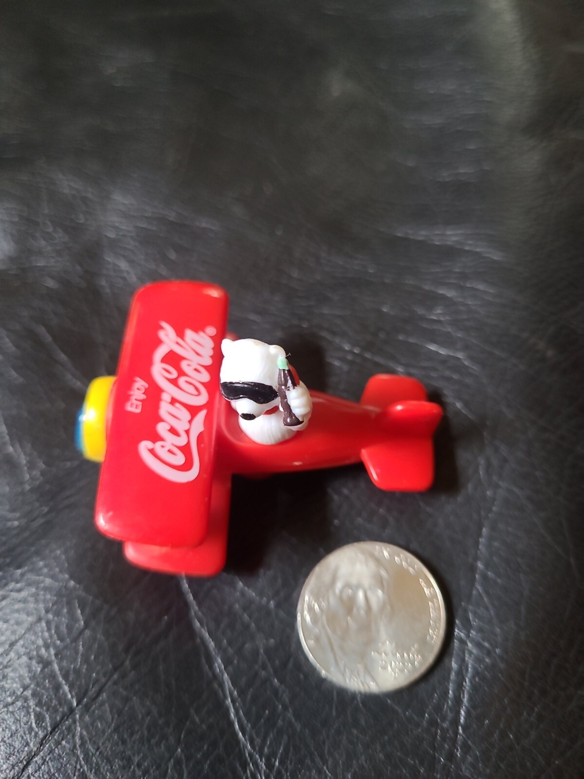 Coca Cola Collectible Bear in a Biplane | eBay