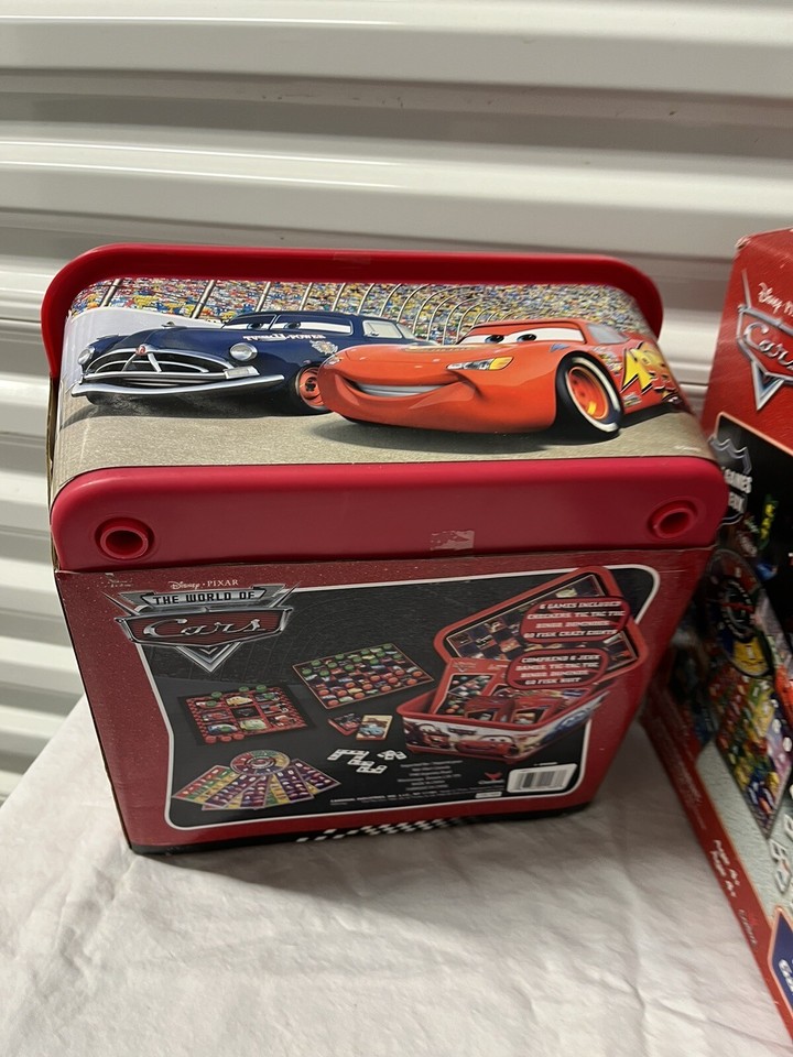 Disney Pixar Cars Supercharged 7 Games Wooden Game Garage by Cardinal ...