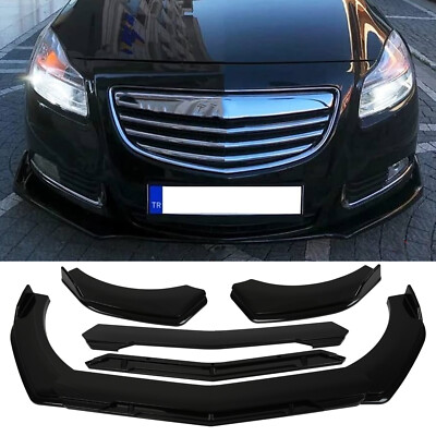 For Vauxhall Insignia 2009-2017 Gloss Front Bumper Lip Splitter Spoiler ...