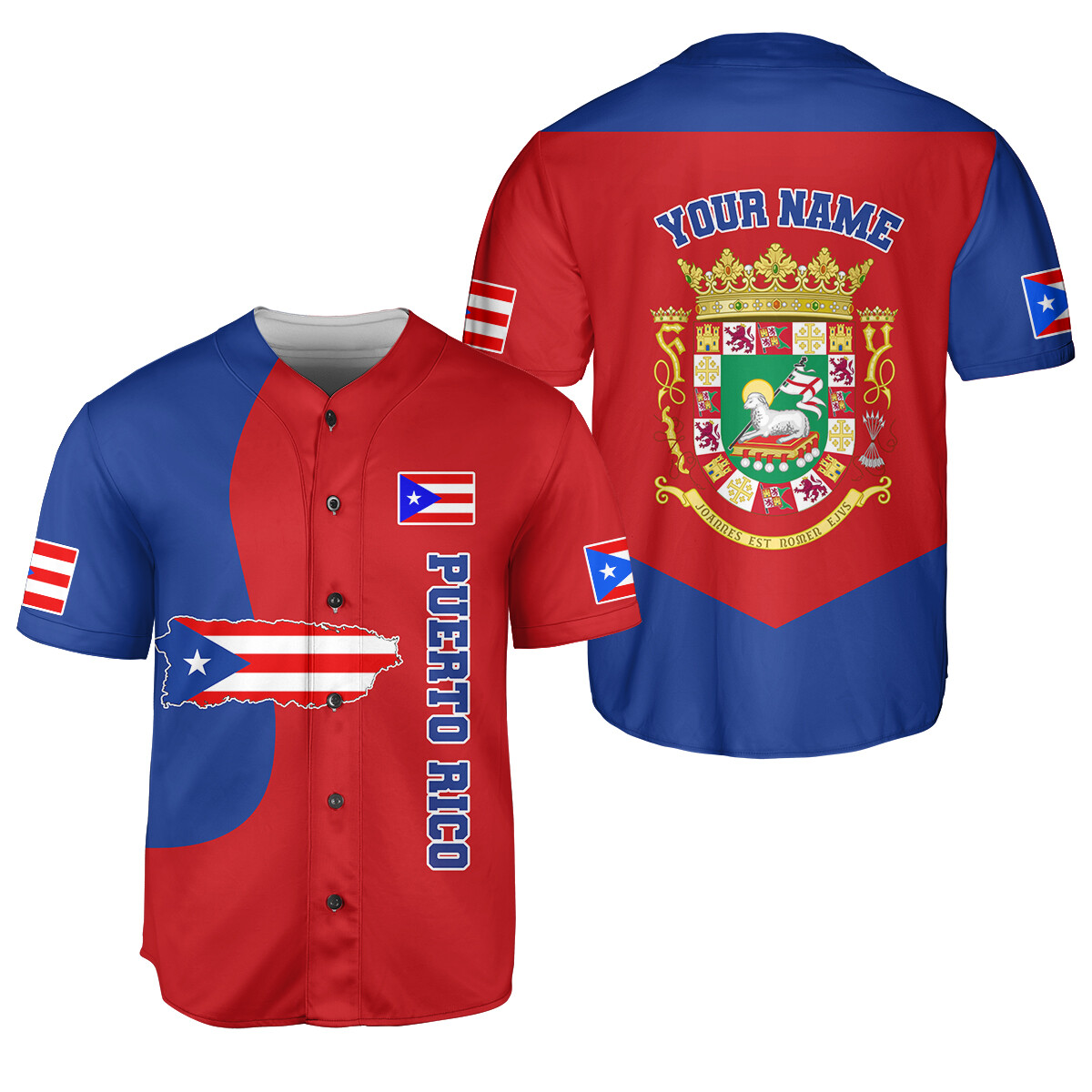 Personalized Puerto Rico Baseball Jersey Shirt, Team Puerto Rico Jersey ...