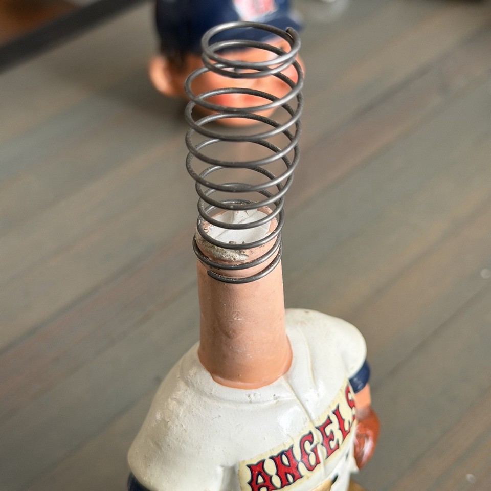 Vtg 1960s California Angels Bobblehead Nodder Square Gold Base Japan ...