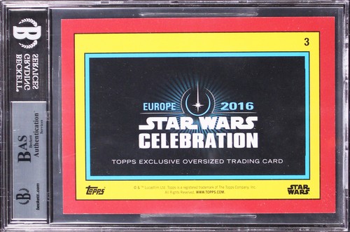 Larry Holt & Billy Horrigan Signed 2016 Star Wars Celebration #3 Card ...