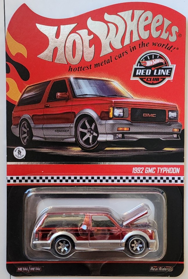 Hot Wheels RLC Exclusive 1992 GMC Typhoon, metal, red spectraflame | eBay