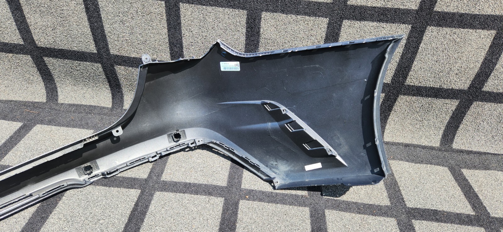 2022 2023 KIA K5 EX REAR BUMPER UPPER COVER OEM w/SENSOR HOLES ...