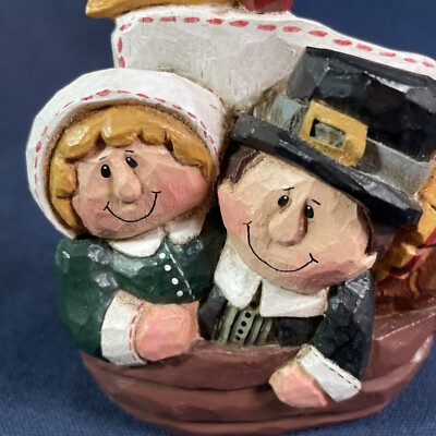 THANKSGIVING Midwest of Cannon Falls Mayflower Pilgrim 4" Figure Eddie ...