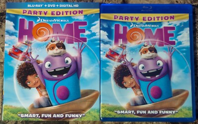 Home (Blu-ray + DVD + Digital Copy, 2015, 2-Disc Set Party Edition w ...