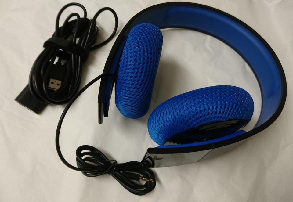 Official SONY PlayStation Silver Wired Stereo Headset - for PS3 / PS4 ...