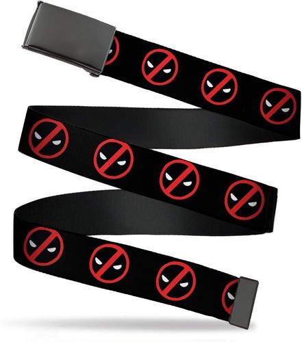 Buckle Down Men's Web Belt Deadpool 1.5" | eBay