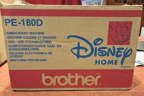 Brother PE-180 D Disney Embroidering Machine—NEW IN BOX!!!! | eBay