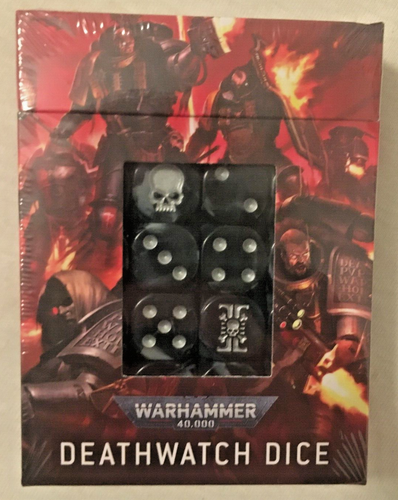 Deathwatch Dice x 20-NIB-OOP-Primaris Space Marine-Inquisition-Warhammer 40k | eBay