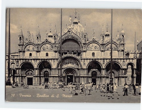 Postcard St. Marks Basilica Venice Italy | eBay
