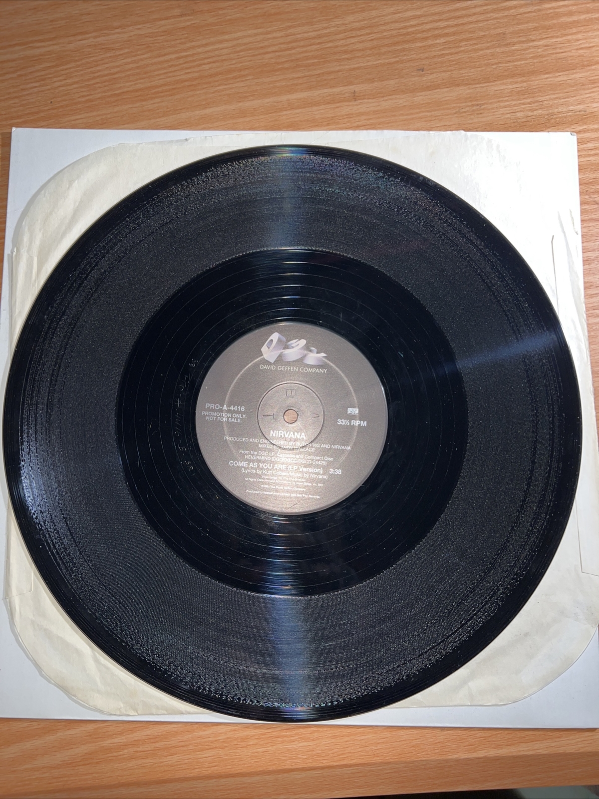 Nirvana Kurt Cobain CAYA Single Record Vinyl LP Promo Soundgarden Rare ...