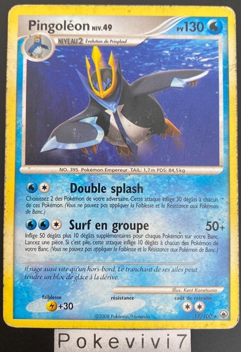 Carte Pokemon PINGOLEON 17/100 Rare Diamant et Perle D&P FR OCCASION | eBay