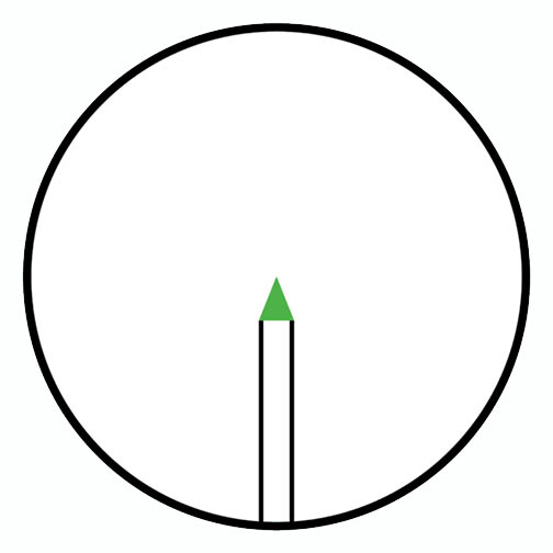 Trijicon AccuPoint 3-9x40mm Riflescope Green Triangle Post Reticle w ...