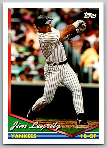 1994 TOPPS JIM LEYRITZ NEW YORK YANKEES #728 | eBay