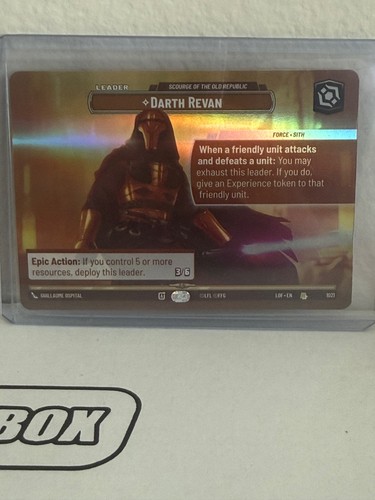 Darth Revan, Scourge Of The Old Republic - Showcase - LOF Star Wars ...