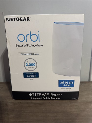 NETGEAR - Orbi LBR20 AC2200 4G LTE Tri-Band Mesh WiFi Router (Unlocked ...