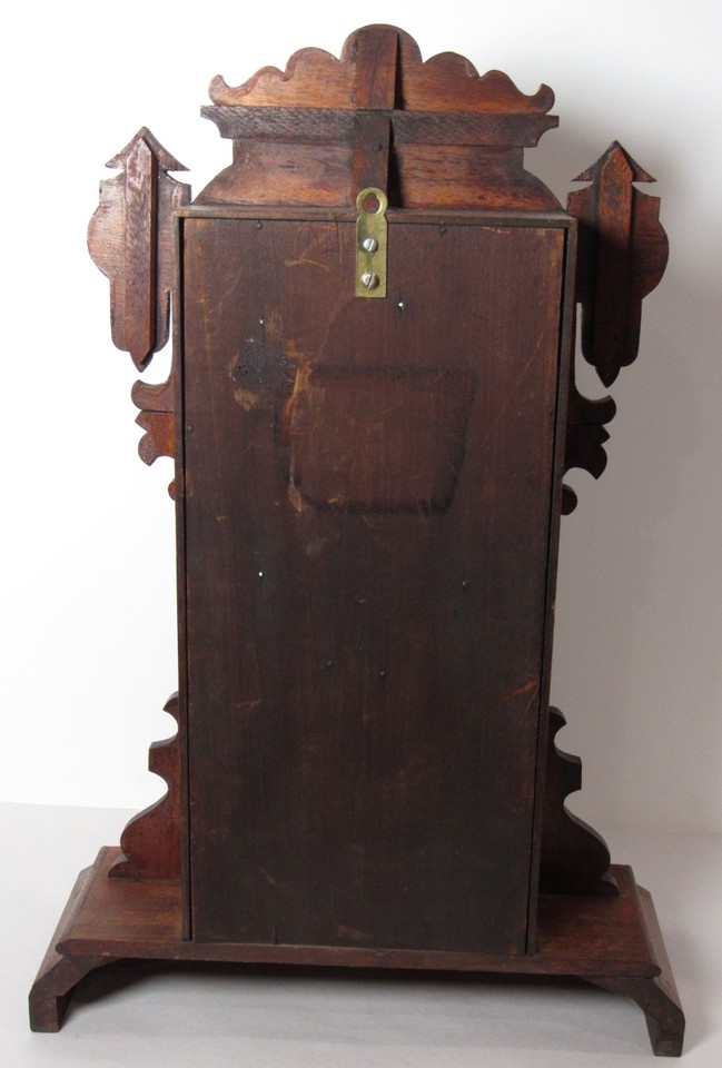 Antique E.N. Welch Kitchen Mantel Clock with Alarm 8-Day, Time/Strike ...