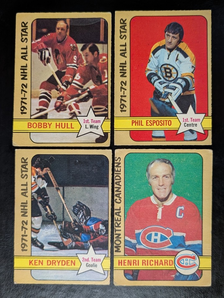 1972-73 OPC complete set - WHA - Bobby Orr Bobby Hull Guy Lafleur Ken ...