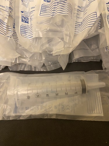 AMSINO AMSure AS116- 60cc (ml) Sterile Piston Enteral Irrig. Syringe 25 ...