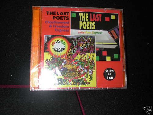 THE LAST POETS FREEDOM EXPRESS & CHASTISEMENT 2ON1 CD SEALED SS RARE ...