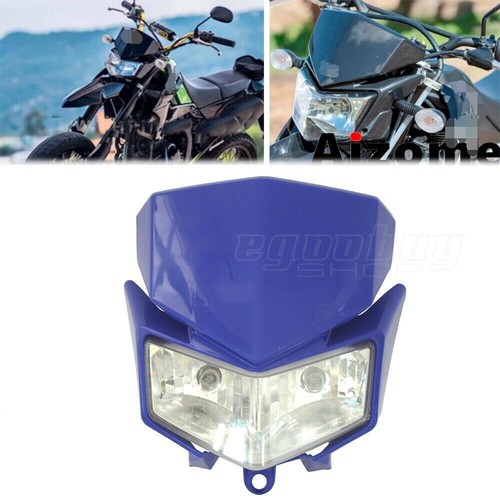 Blue Enduro Headlight For Kawasaki KLX250 D-Tracker X 250 09-19 ...
