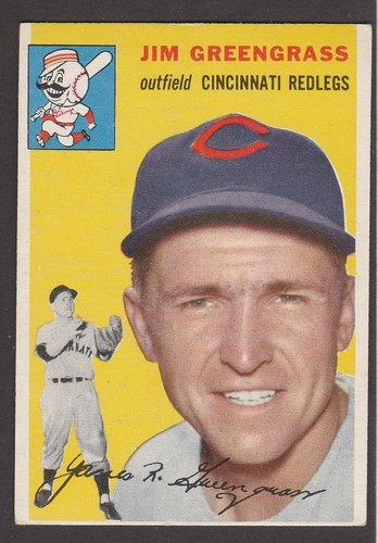 1954 TOPPS BASEBALL # 22 JIM GREENGRASS INV J2732 | eBay