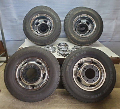 2019-2024 Dodge RAM 3500 Dually Rims & Tires *6 WHEELS* With CAPS OEM 8 ...