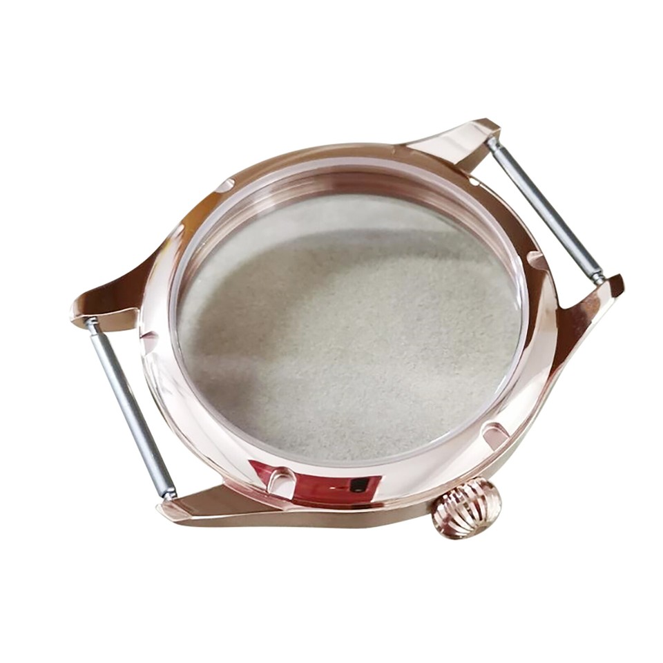 44mm 316L Watch Case For ETA 6497 6498 Seagull ST3600 3621 Movement ...