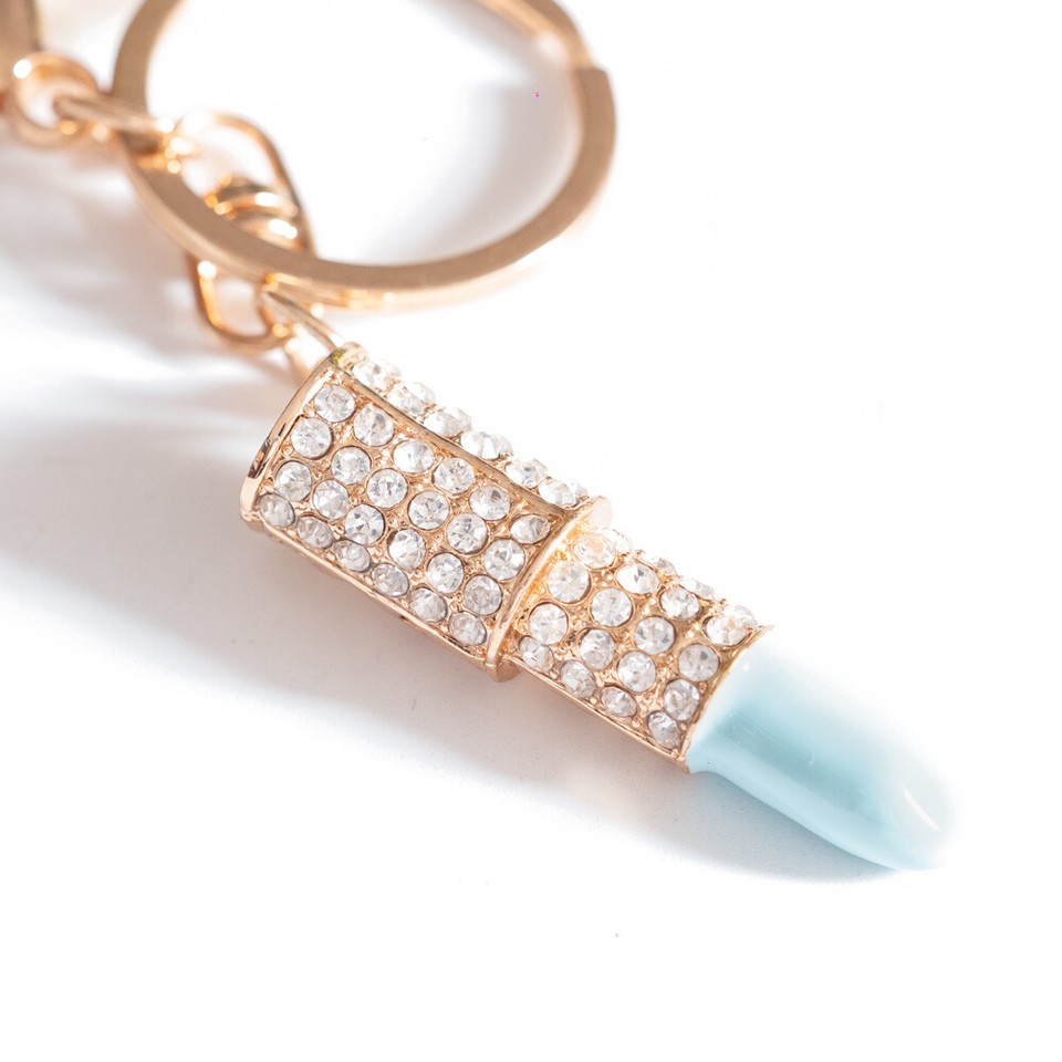 Flower Pig Crystal Rhinestone Keyring Keychain Pendant Bag Purse Key ...