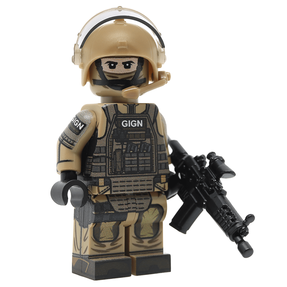 Custom Lego Military Minifigures Modern British Sales Army Soldier