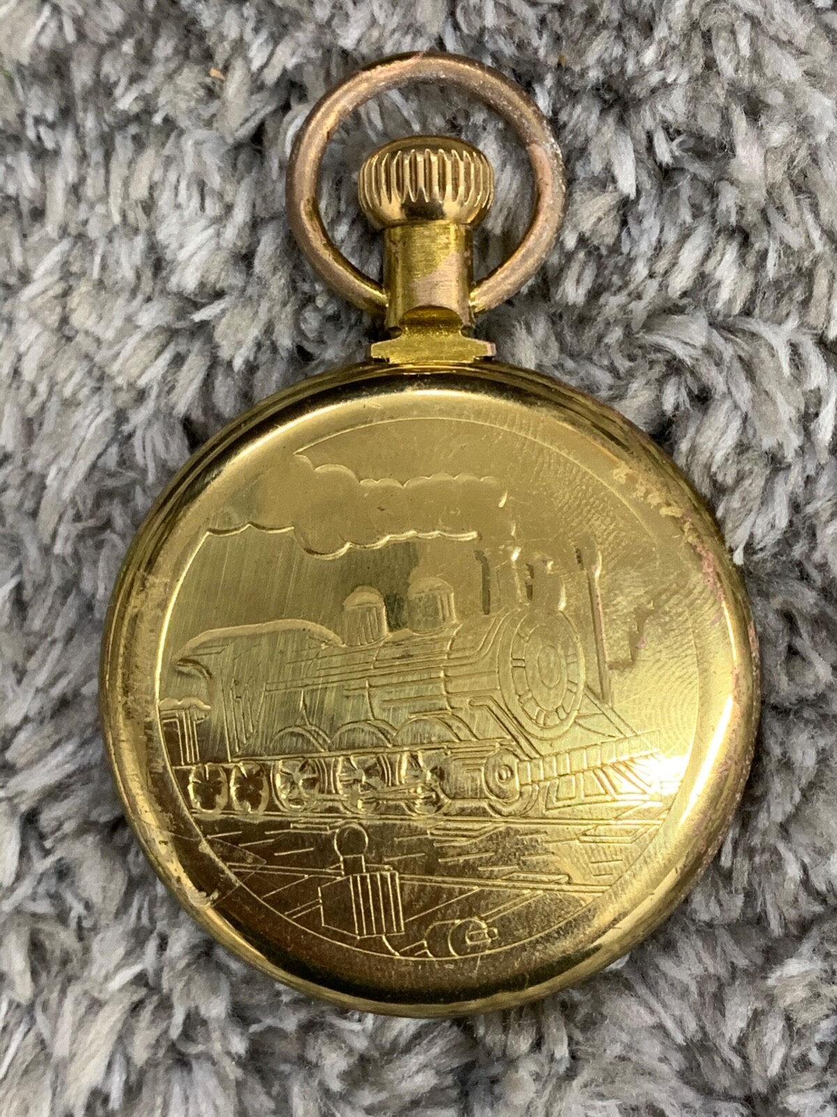 Vintage Made in Great Britain Sears Mechanical Wind Up Pocket Watch ...