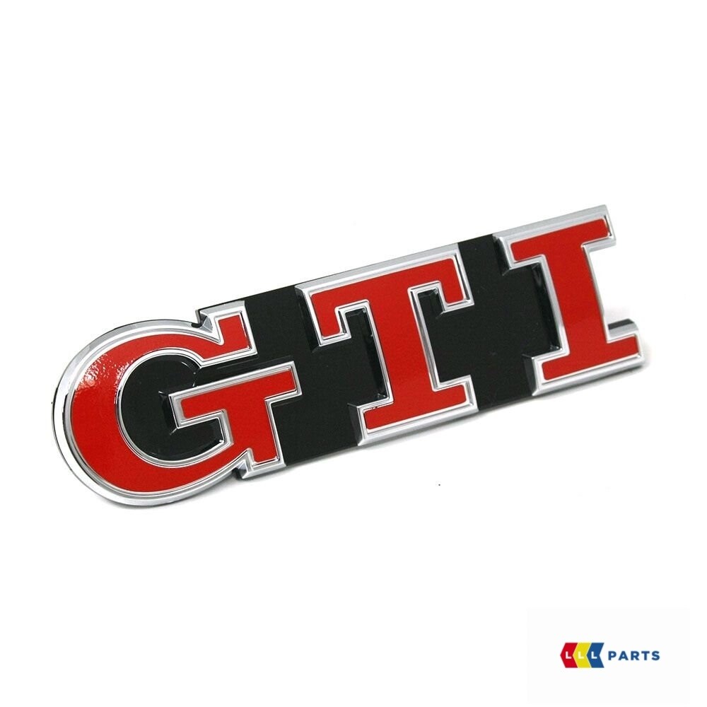 NEW GENUINE VW GOLF MK7.5 GTI FRONT GRILLE BADGE EMBLEM BLACK TORNADO ...