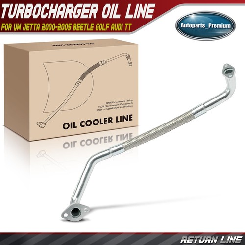 Turbocharger Oil Return Line for Volkswagen Jetta 2000-2005 Beetle Golf ...