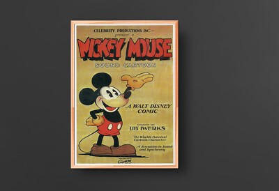 Mickey Mouse Movie Poster (1929) | eBay