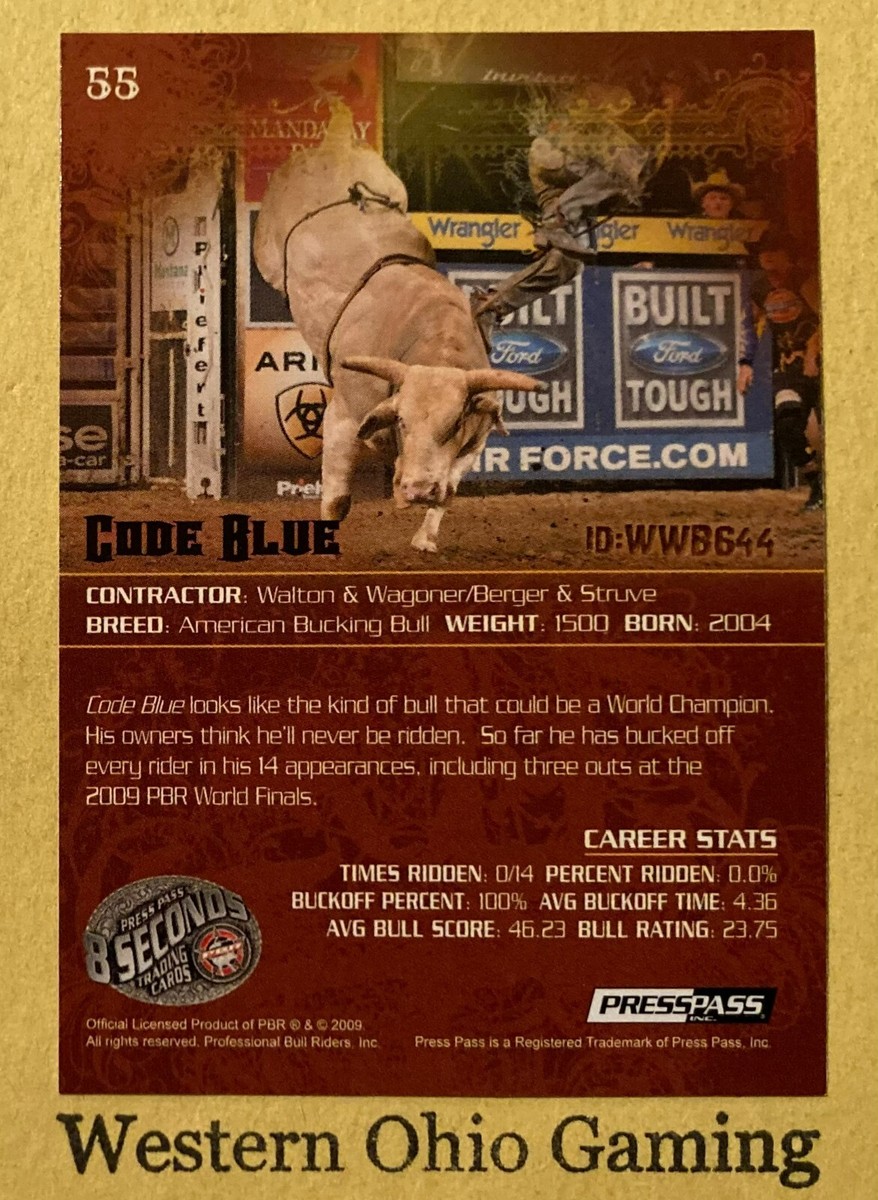 Code Blue Bull