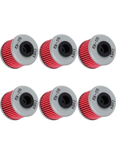 6 x K&N Oil Filters KN-116 fits HM MOTO 450 CRE-F X 450 | eBay