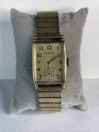 Vintage Hamilton Myron Men's Mechanical Wristwatch 980 USA 10k Gold ...