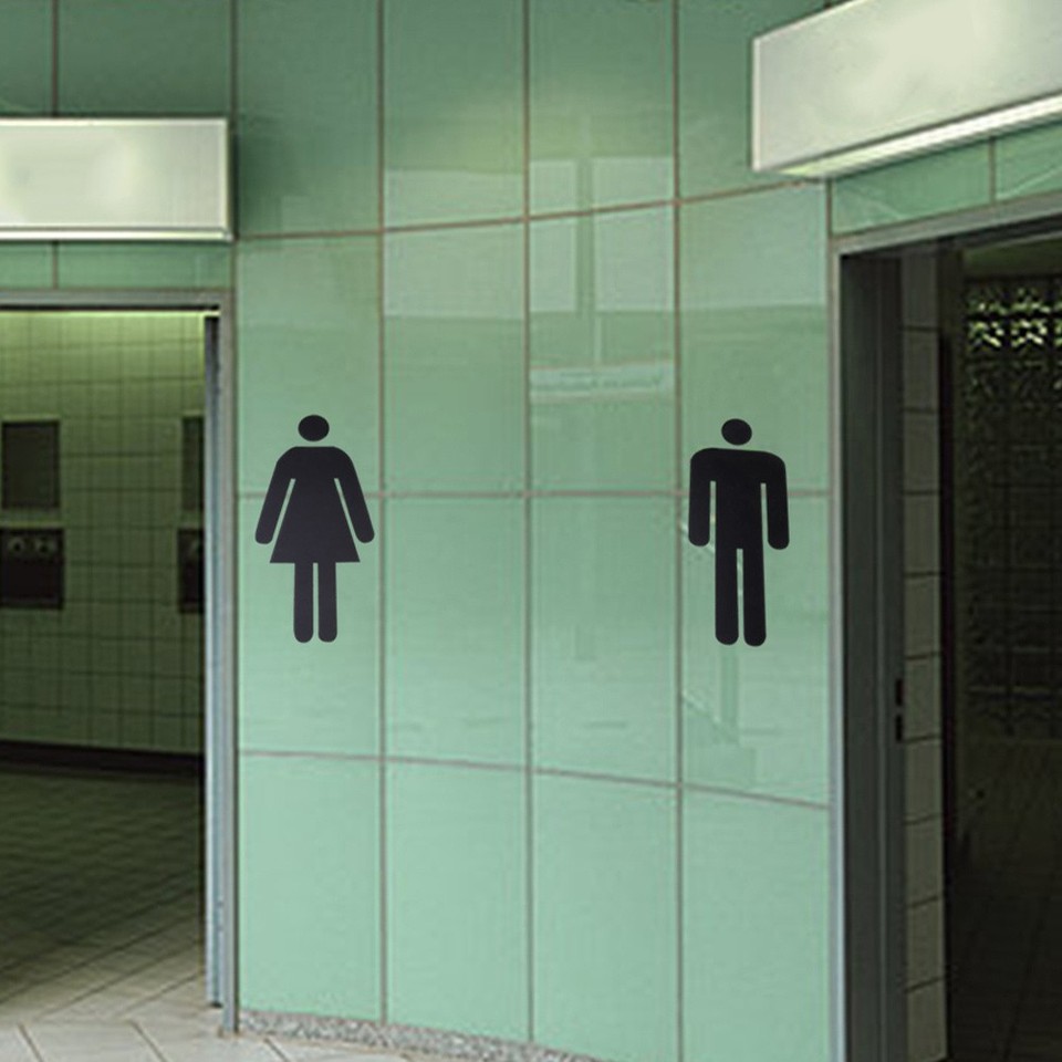 Restroom Signage Guiding Signs Panneau De Toilette Signe Des Toilettes ...