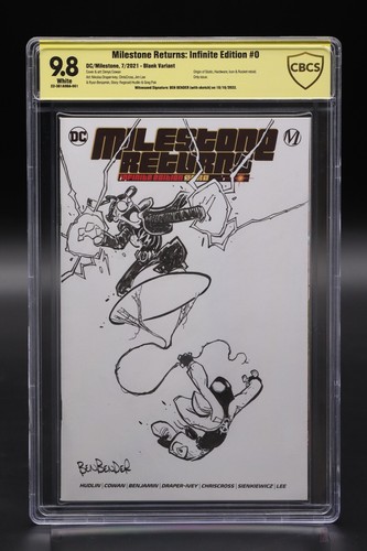 Milestone Returns Infinite Edition (2021) #0 Signed & Sketch Ben Bender ...