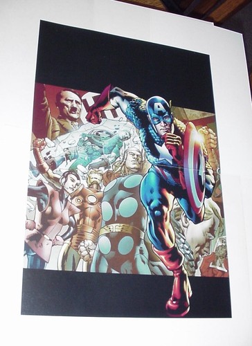 Avengers Poster #157 Captain America: Alive! Thor Iron Man Bryan Hitch ...
