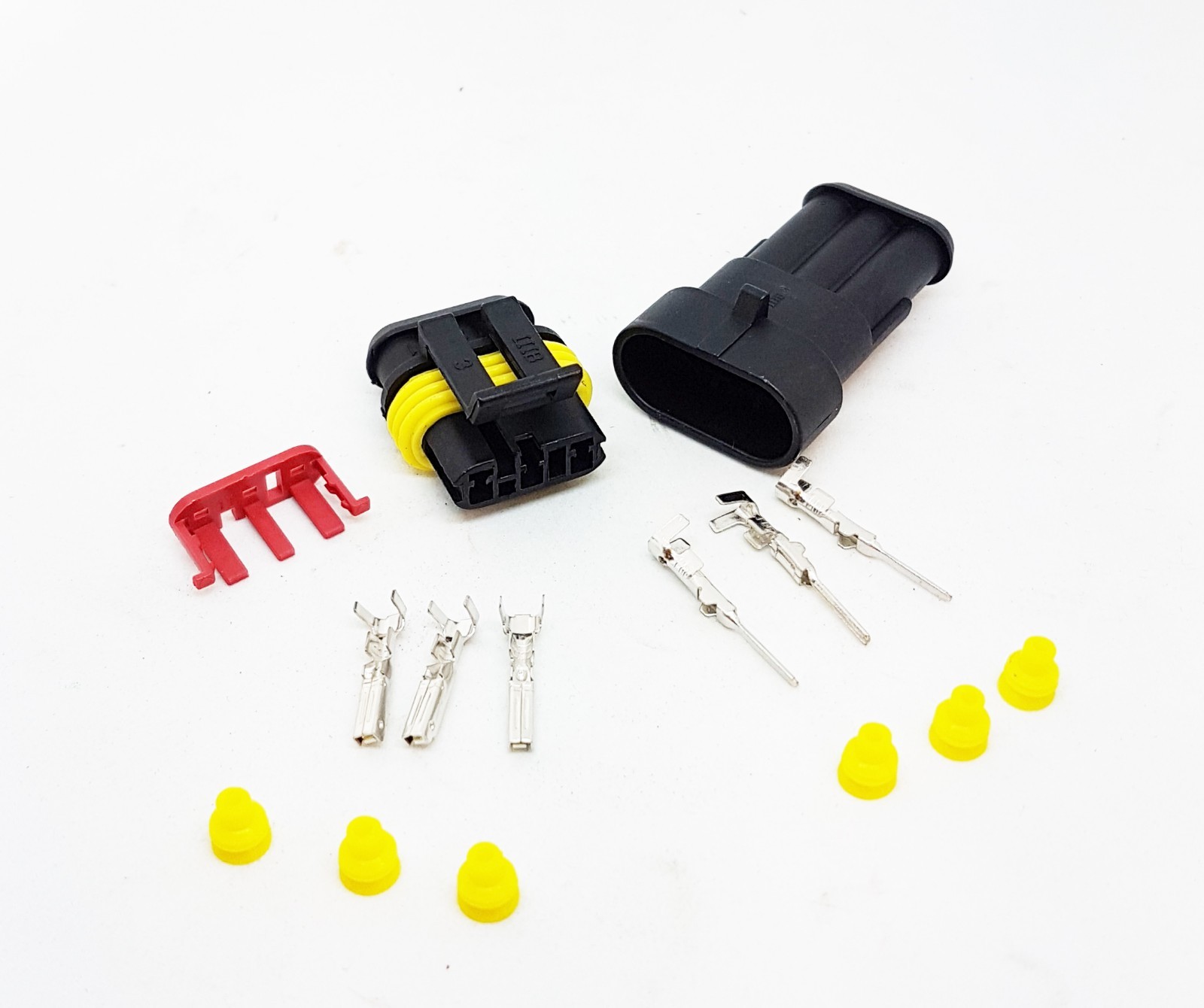 Amp Tyco Connector Kit Superseal Electrical Waterproof Plugs 1 2 3 4 5 ...